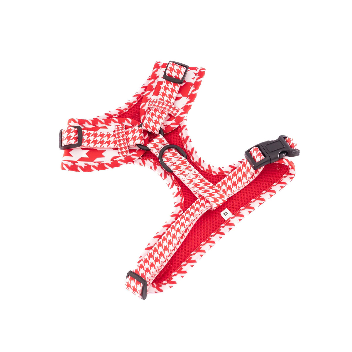 Red Houndstooth - Dog Harness | daisyandpups